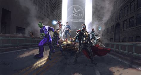 Avengers Endgame Fan Art Wallpaper Blog Aquascape