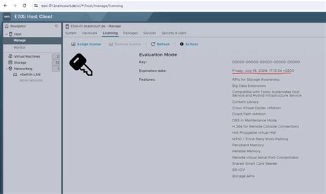 Extend Esxi Host Trial Evaluation License Expiration