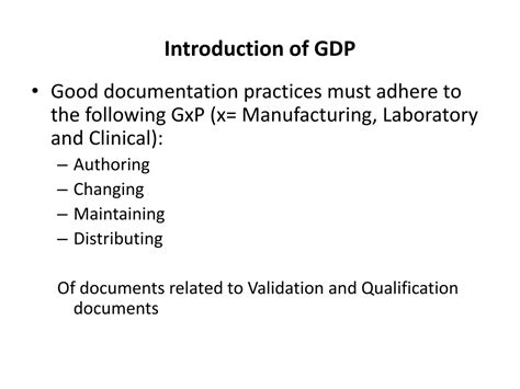 Ppt Computer System Validation And Good Documentation Practices For Gxp Systems Powerpoint