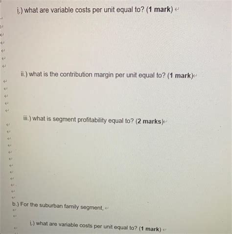 Solved 2 10 Marks Calculating Segment Profitability Is
