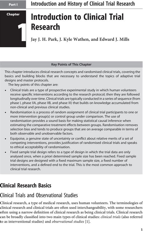Introduction And History Of Clinical Trial Research Part I Introduction To Adaptive Trial