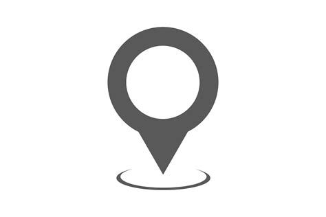 Map Pointer Icon Vector Simple By Anatolir TheHungryJPEG