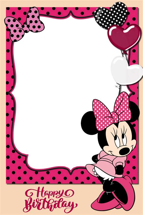 Minnie Mouse Frames At Mariam Mccoy Blog