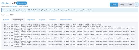 Rancher V2 6 4 Rc3 Provisioning RKE2 Stalls Waiting For Infra