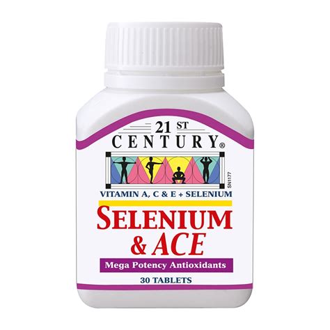 21st Century Healthcare Selenium And Ace Mega Potency Antioxidants Tablets Protect From Free 21st Century Healthcare Selenium And Ace Mega Potency Antioxidants Tablets Protect From Free