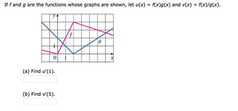 Solved If F And G Are The Functions Whose Graphs Are Shown