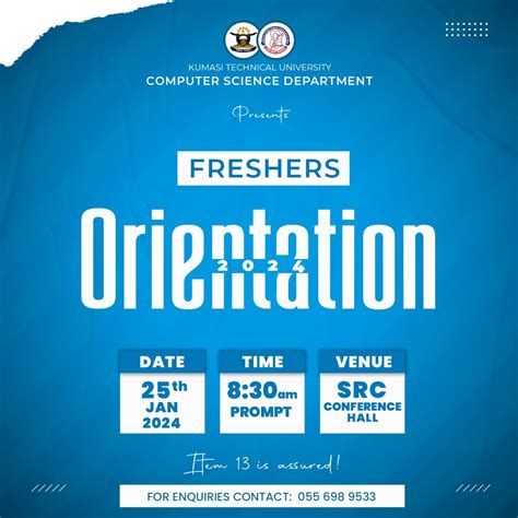 Orientation Poster Ideas