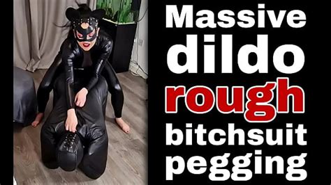 Femdom Bondage Bitchsuit Pegging Huge Strapon Strap On Flr Miss Raven