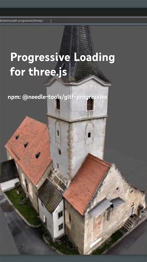 Progressive Loading For Threejs Demos For Modelviewer React Three Fiber And Vanilla Threejs