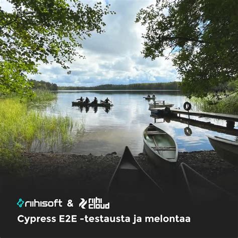Jouko Kukko On Linkedin Riihisoft Ja Riihicloud Viettivät Koulutus Ja Virkistyspäivää Cypress E2e