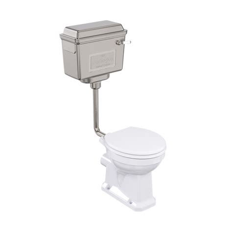 Standard Low Level WC With Metallic Cistern Standard Low Level WC With Chrome Cistern