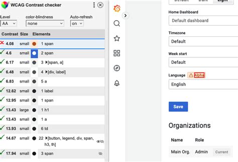 Accessibility Increase Badge Constrast To Be Wcag Aa Compliant · Issue 58948 · Grafanagrafana