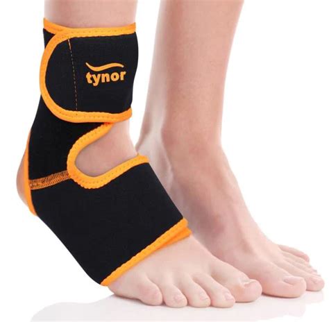 Tynor Ankle Support Neo Black And Orange Universal 1 Unit Jiomart