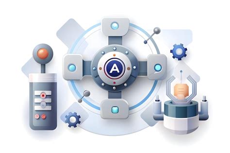 Ai Control System And Industrial Automation Integration Concept In