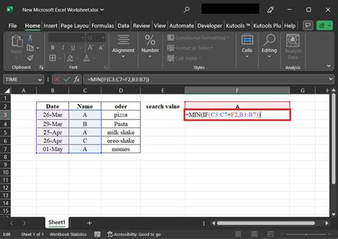 How To Look Up The Latest Or Earliest Date In Excel