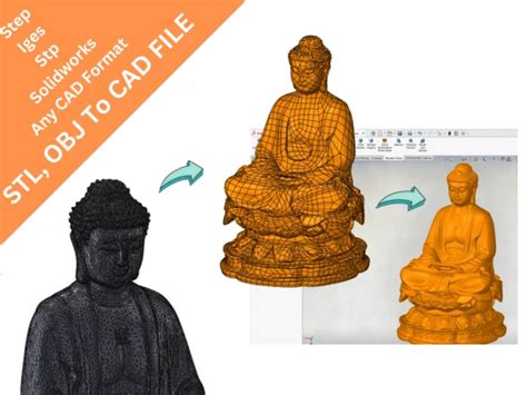 stl step obj mesh file conversion for 3d printing and cad modeling