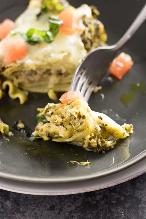 Sausage Pesto Lasagna Rolls The Salty Marshmallow