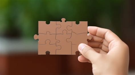 3d 렌더링으로 손에 들고 있는 빈 갈색 직소 퍼즐 해결 퍼즐 3d 직소 퍼즐 배경 일러스트 및 사진 무료 다운로드 Pngtree