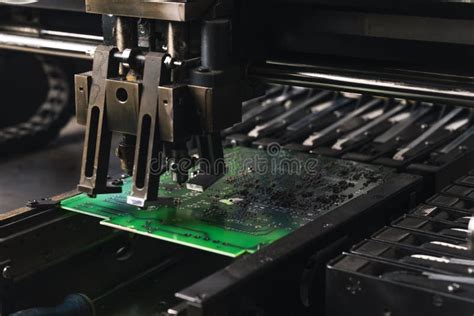 Smd Surface Mount Device Mounting Electrical Components On Printed Circuit Board Pcb Modern