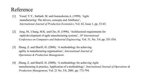 Agile Manufacturing Information System Ppt