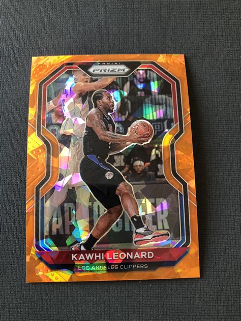 2020 21 Panini Prizm Kawhi Leonard 卡哇伊莱昂纳德 科怀伦纳德 快船 base 橙碎冰折射 卡淘