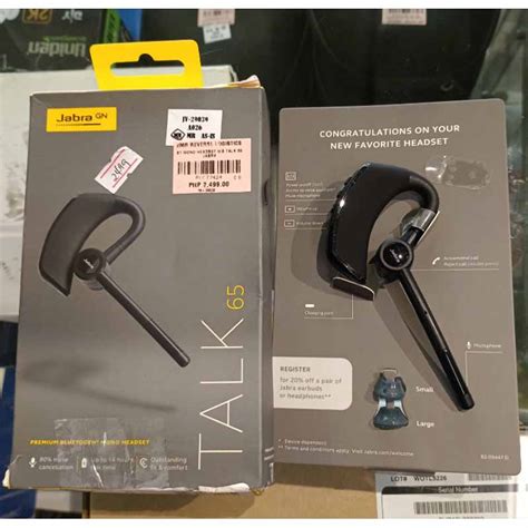 Jabra Bluetooth Mono Headset Talk HMR Shop N Bid