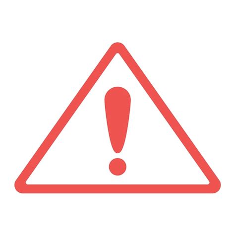 Premium Vector Warning Color Illustration