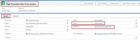 How To Create A Task Using Flow In Salesforce