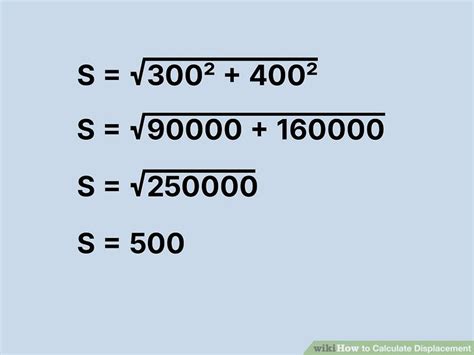 How To Calculate Displacement With Pictures WikiHow