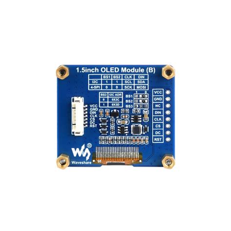 1 5inch Oled Display Module 128×128 Resolution Spi I2c