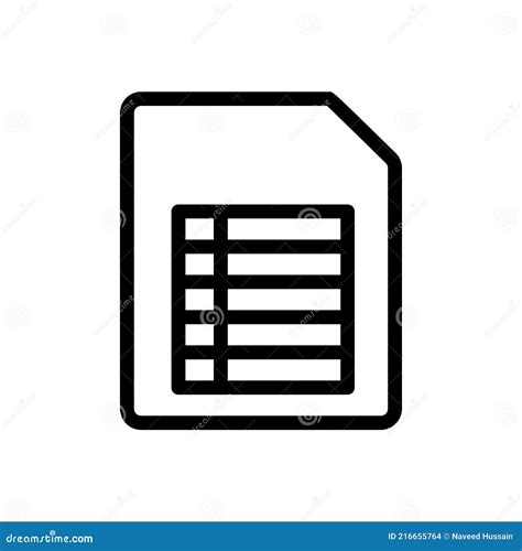 Excel File Format Icon Cartoon Vector 274593399