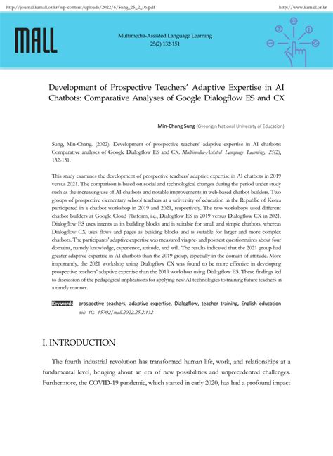 Pdf Development Of Prospective Teachers Adaptive Expertise In Ai
