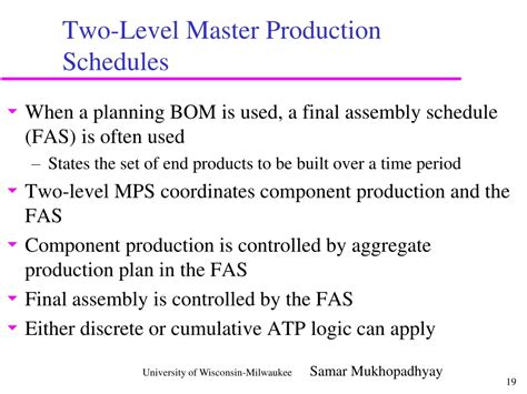 Ppt Effective Master Production Scheduling Strategies In Enterprises