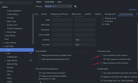 IDEA常用代码规范设置 风希落 博客园
