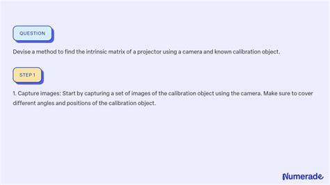 ⏩solveddevise A Method To Find The Intrinsic Matrix Of A Projector