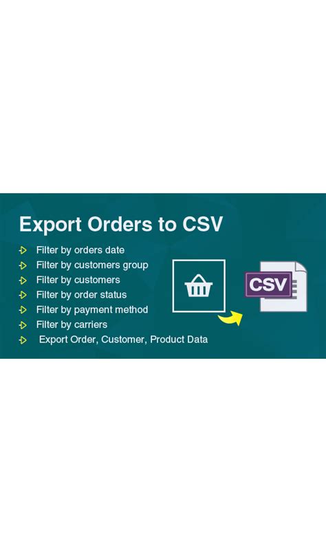 Prestashop Export Bulk Orders To Csvexel File Module By Prestips Codecanyon