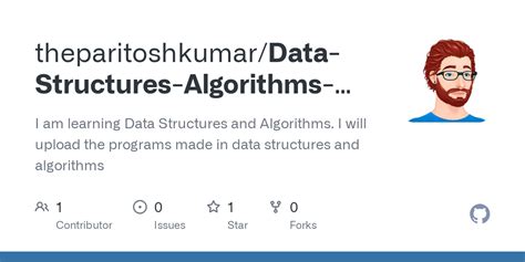 Github Theparitoshkumardata Structures Algorithms Using Python I Am