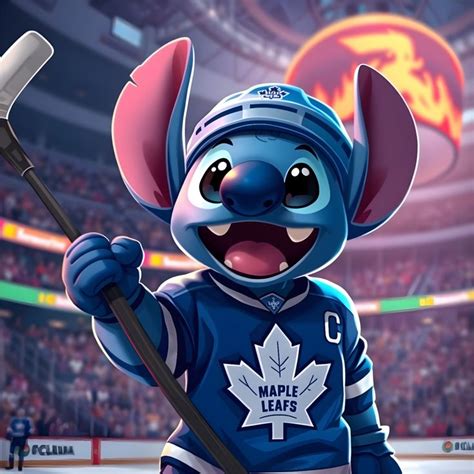 Stitch As A Toronto Maple Leafs Hockey Fan In 2025 Toronto Maple