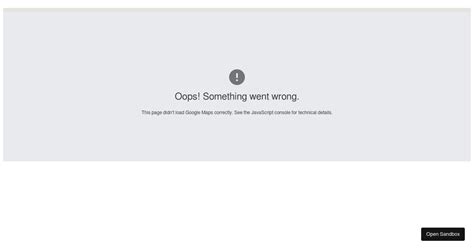 Loading A Map Codesandbox