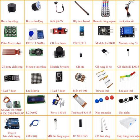 Uno R3 Advanced Kit Bộ Arduino Nâng Cấp Nshop