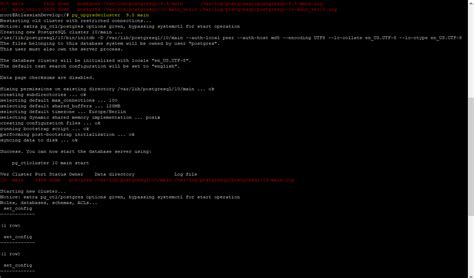 Upgrade Postgresql From Version 9 To 10 On Ubuntu