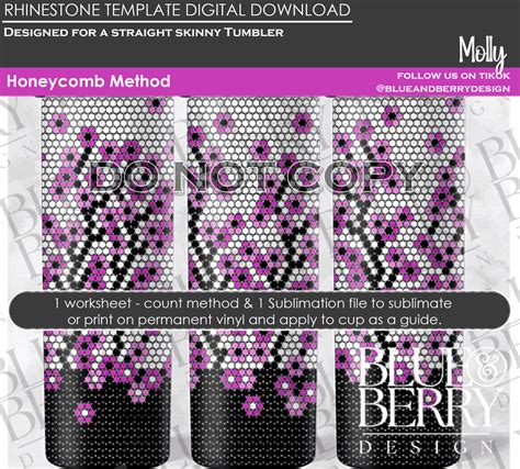 Molly Digital Download Template Template Tumblers