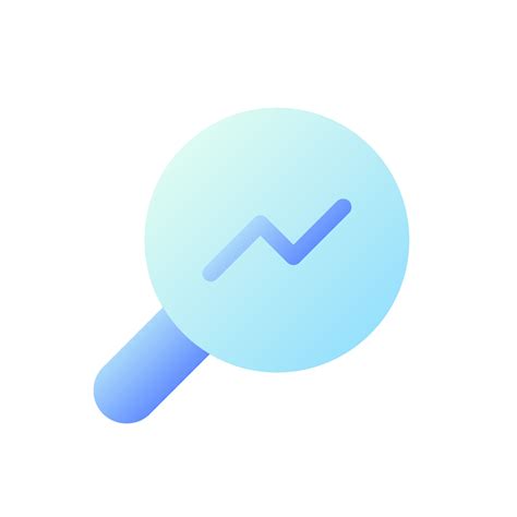 Analytic Tool Pixel Perfect Flat Gradient Two Color Ui Icon Online Data Research Market