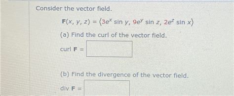Solved Consider The Vector