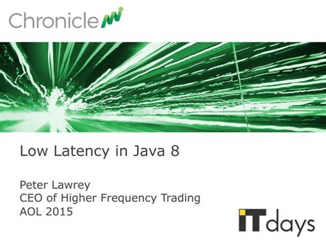 Low Latency In Java 8 V5 Pptx