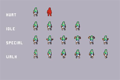 Free Bosses Sprite Sheet Pack By Free Game Assets Gui Sprite Tilesets
