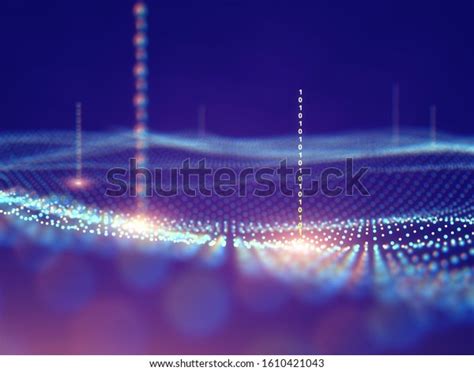 Machine Learning Big Data Analytics Artificial Stock Illustration
