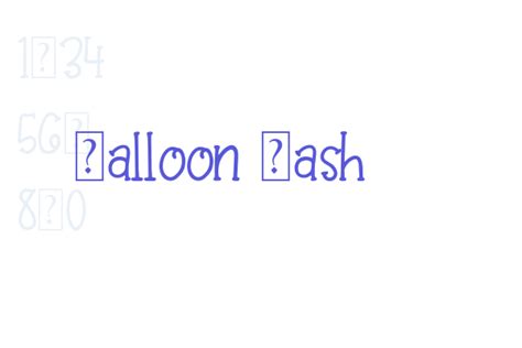 Balloon Bash Font Free Download Now