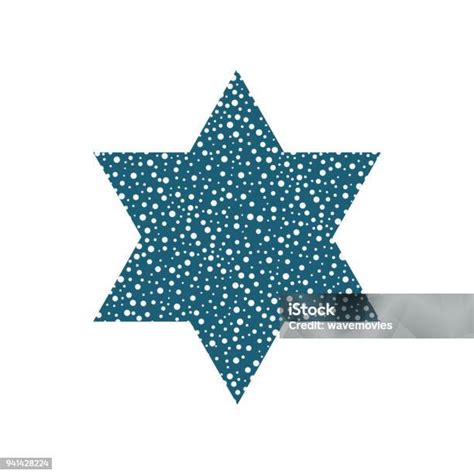 이스라엘 독립 기념일 휴가 평면 디자인 아이콘 스타 데이비드의 모양 점 패턴 0명에 대한 스톡 벡터 아트 및 기타 이미지 0명 Yom Haatsmaout 공휴일