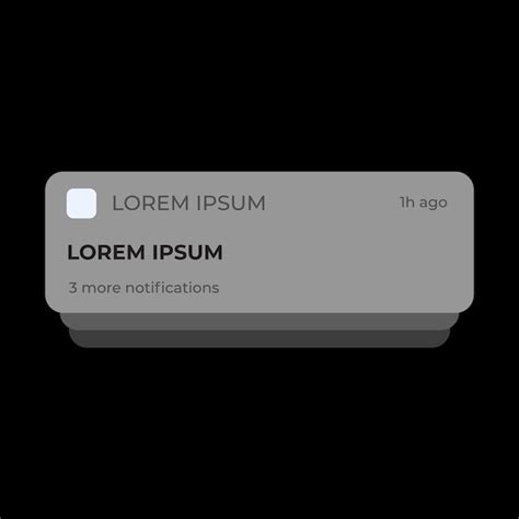 Premium Vector Notification Boxes Template For Iphone Smartphone